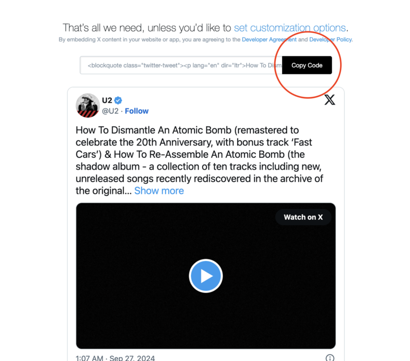 X（旧ツイッター）のポスト（投稿）を、ワードプレスの投稿にカスタムHTMLで埋め込む方法の解説と、埋め込む形式「Embedded Video」と「Embedded Post」で何がどう違うのか ...